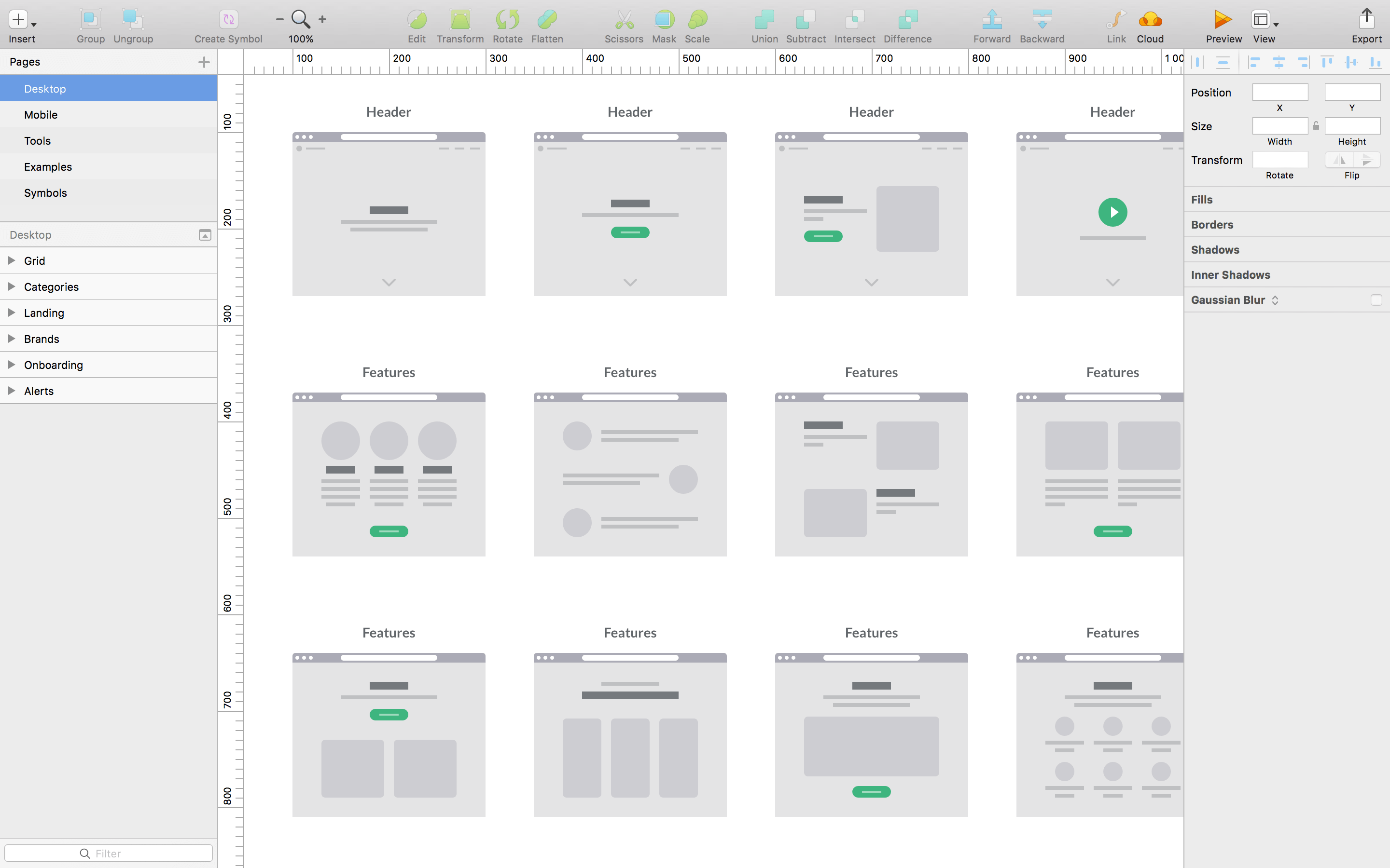 Wireframe Kits - Sketch, Figma & Illustrator
