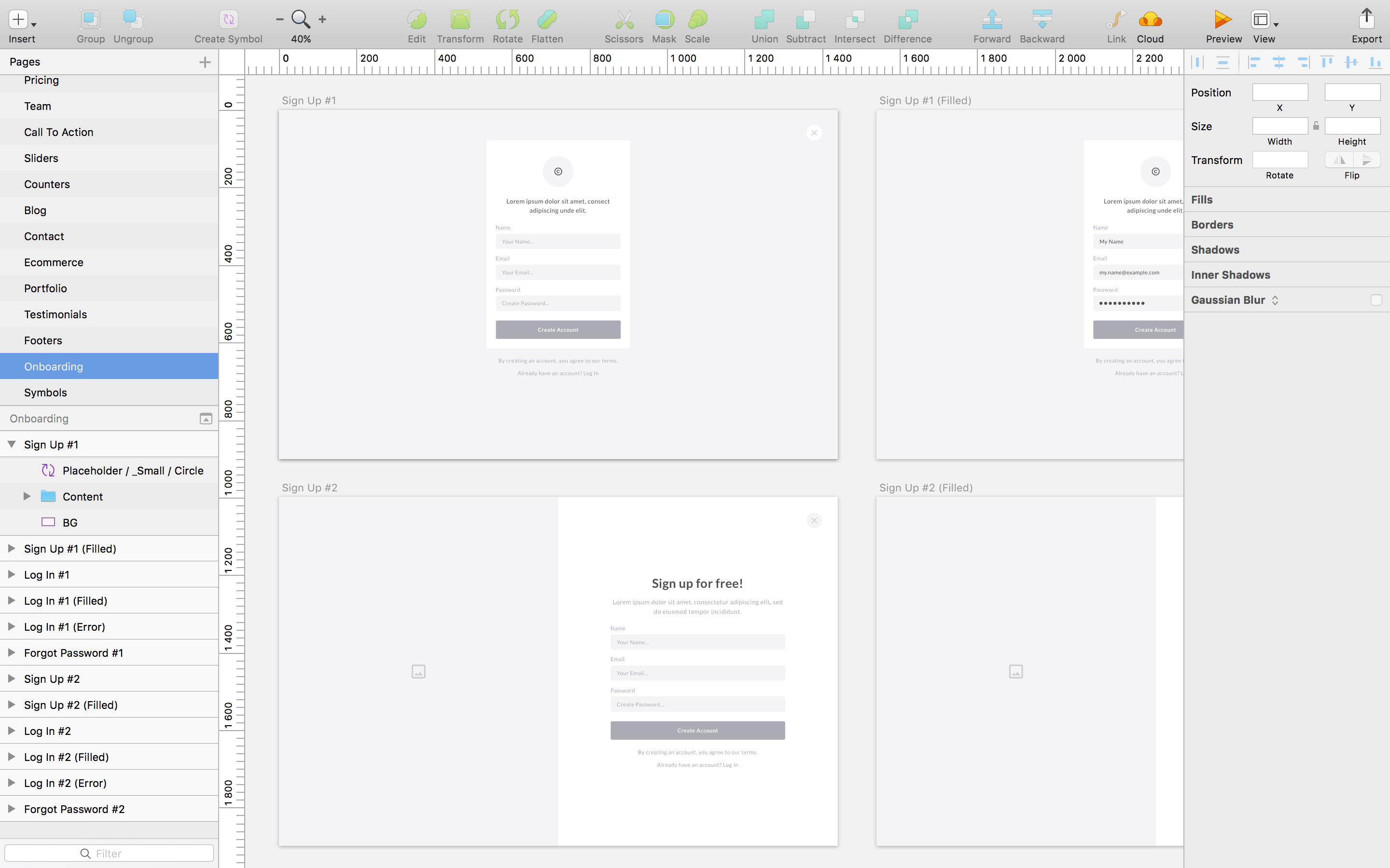 Wireframe Kits - Sketch, Figma & Illustrator